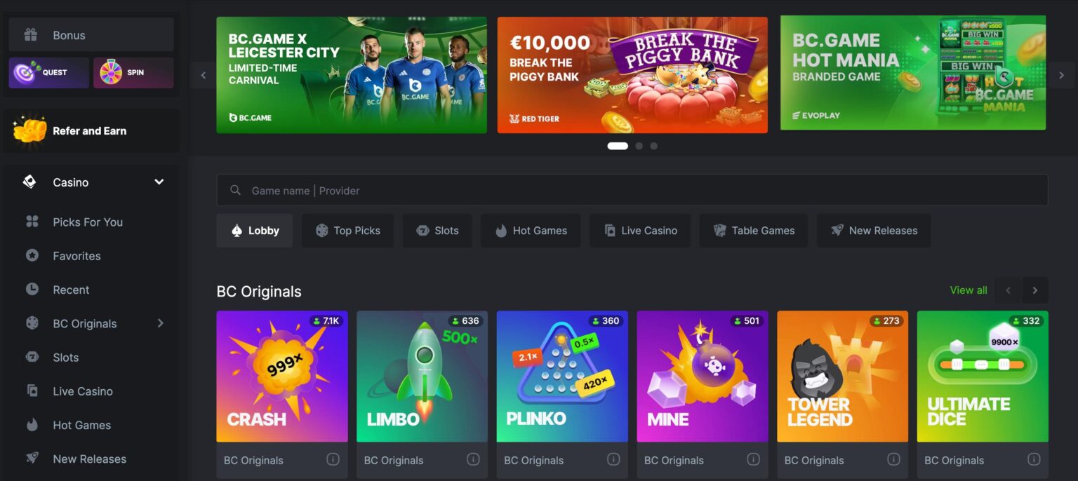 BC Game - Play Online Casino Games In The Philippines